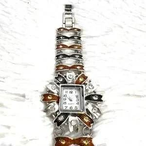 The Unbranded Brand | Accessories | Womens Watch Floral Brownblack ...